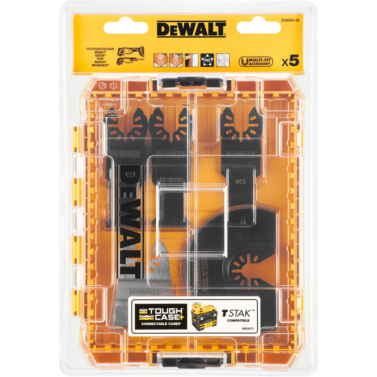 DEWALT SAGBLAD SETT OSCILLERENDE 5 STK | Megaflis.no