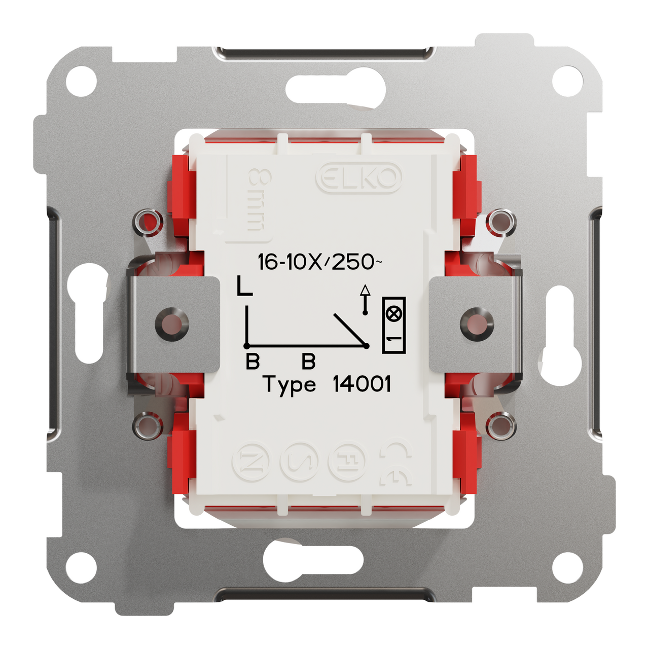 ELKO ONE BRYTER 1-POLET MED SKRUTILKOBLING RENHVIT IP21 | Megaflis.no
