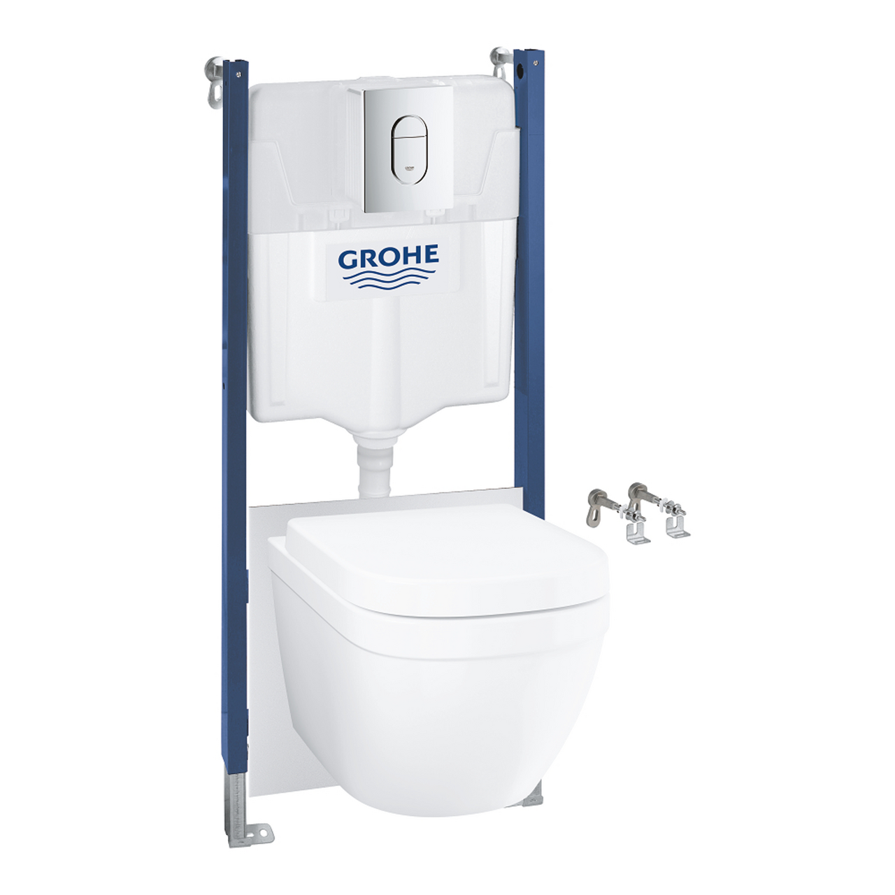 GROHE SOLIDO 5IN1 SET KOMPLETT INNBYGGINGSTOALETT/EURO | Megaflis.no