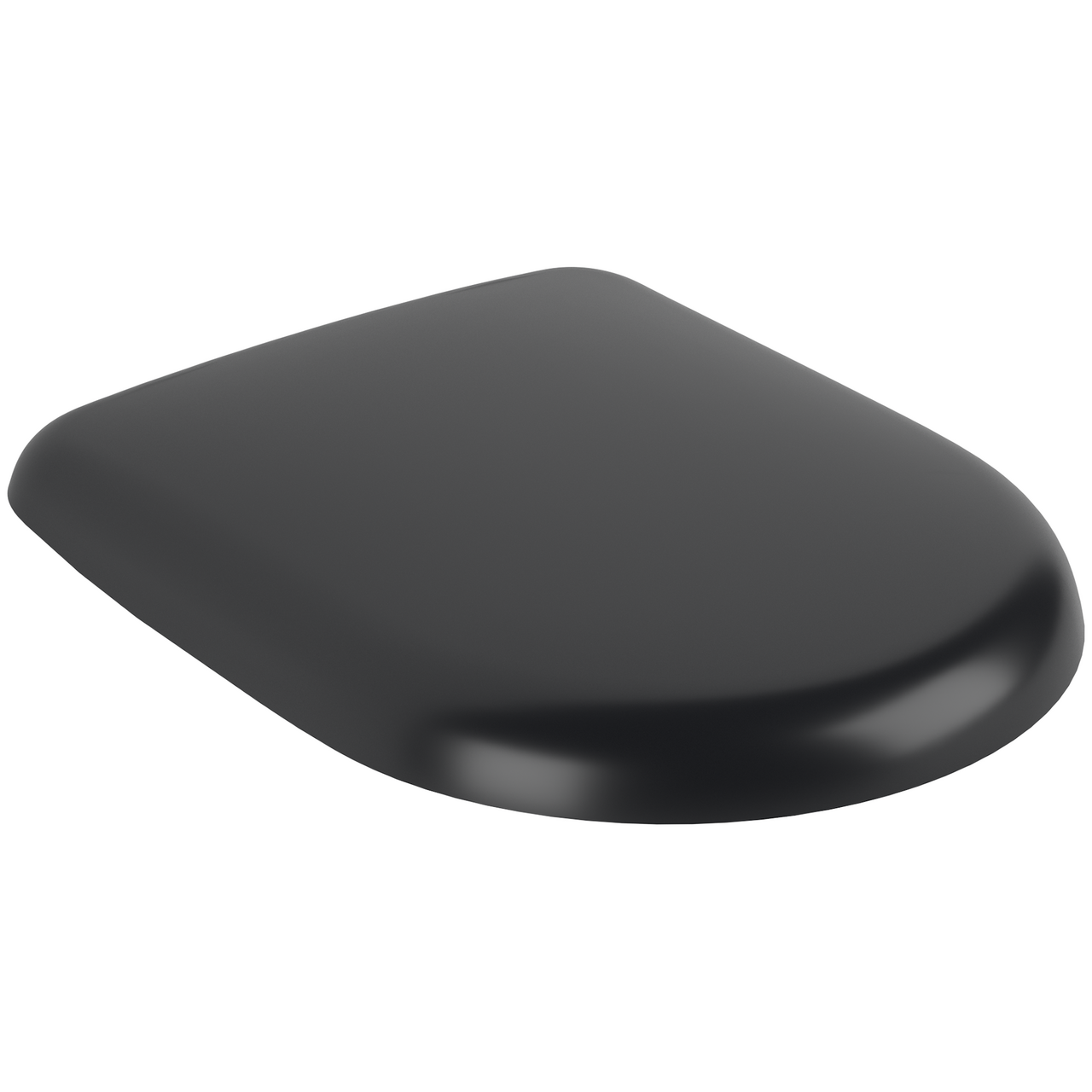 V&B ANTAO TOALETTSETE M/SOFTCLOSE & QUICK-RELEASE PURE BLACK | Megaflis.no