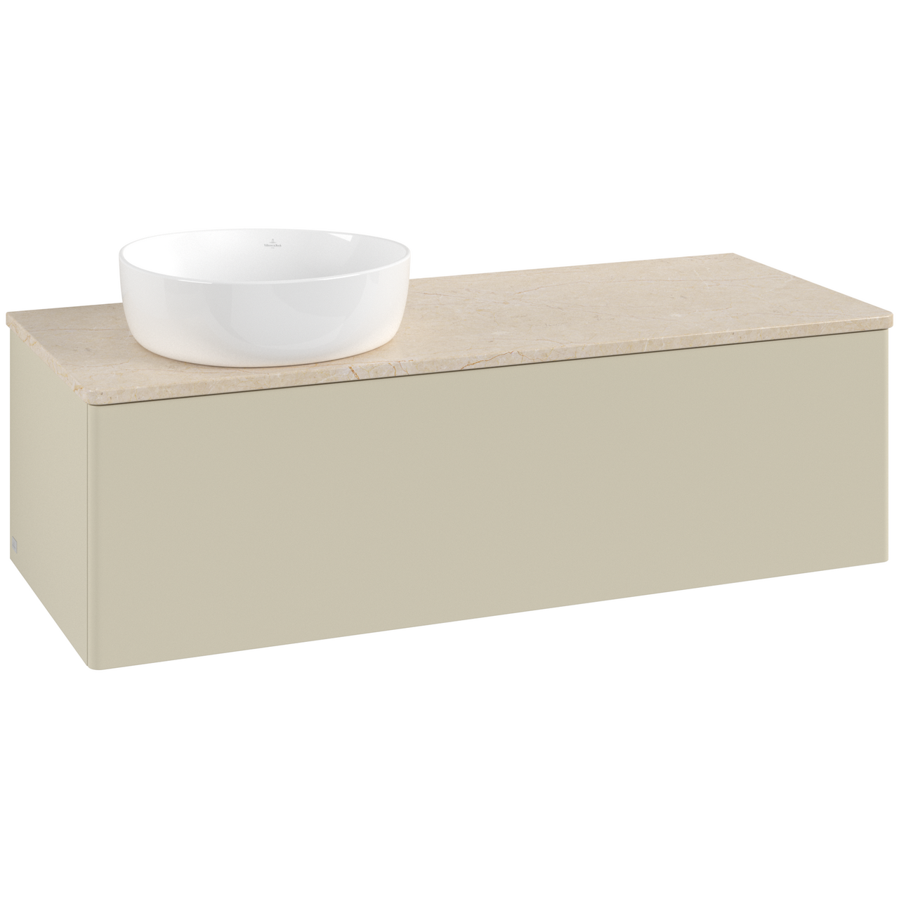 V&B ANTAO SERVANTSKAP 1 SKUFF GLATT 1200X360X500 VENSTRE U/KRANHULL ...