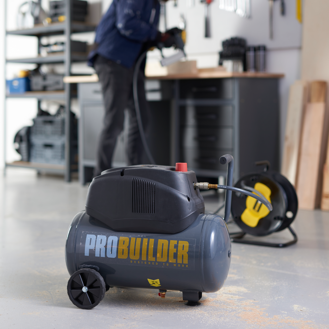 PROBUILDER KOMPRESSOR 1,5HK 24L | Megaflis.no