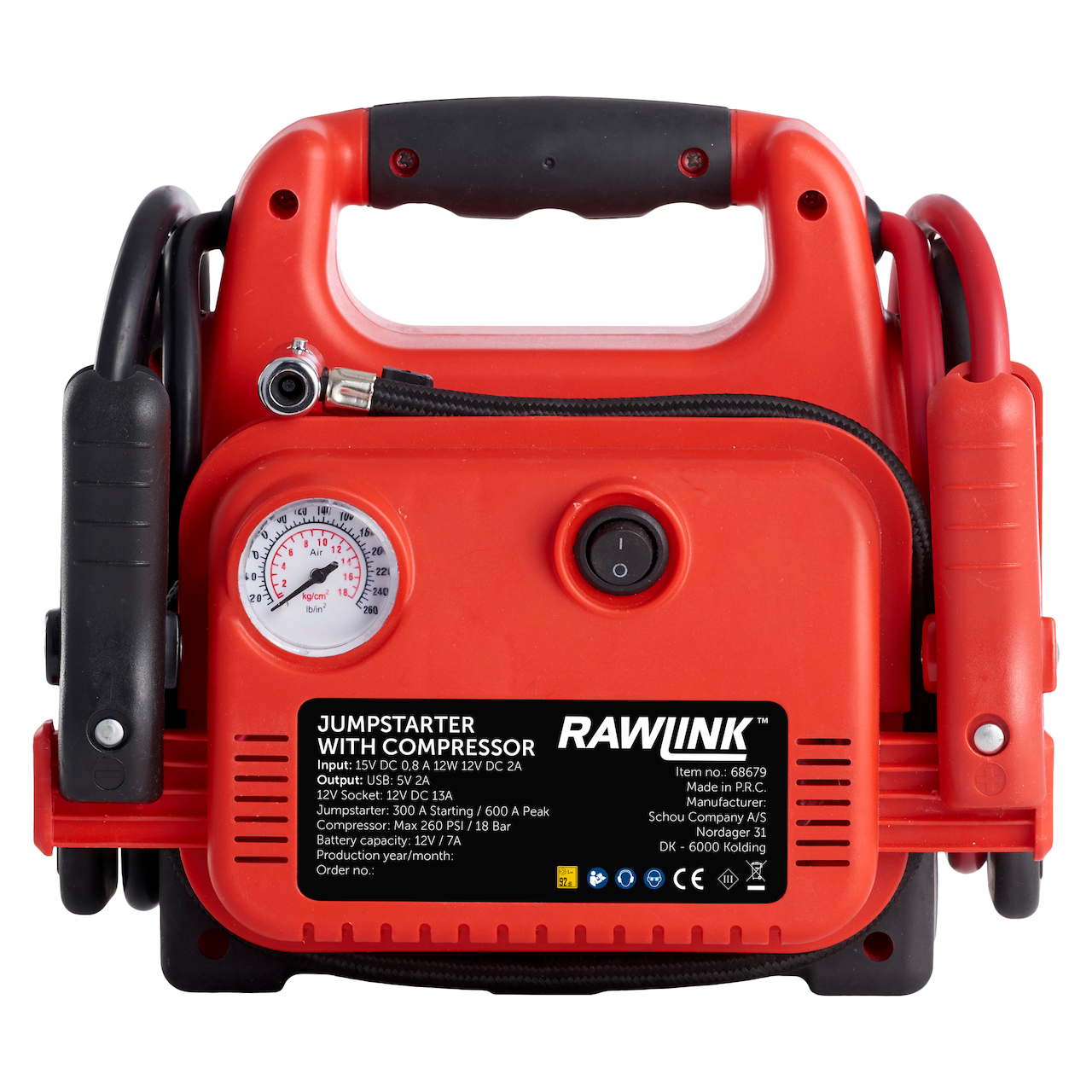 AUTO ENERGISTASJON M/KOMPRESSOR 7AMP | Megaflis.no