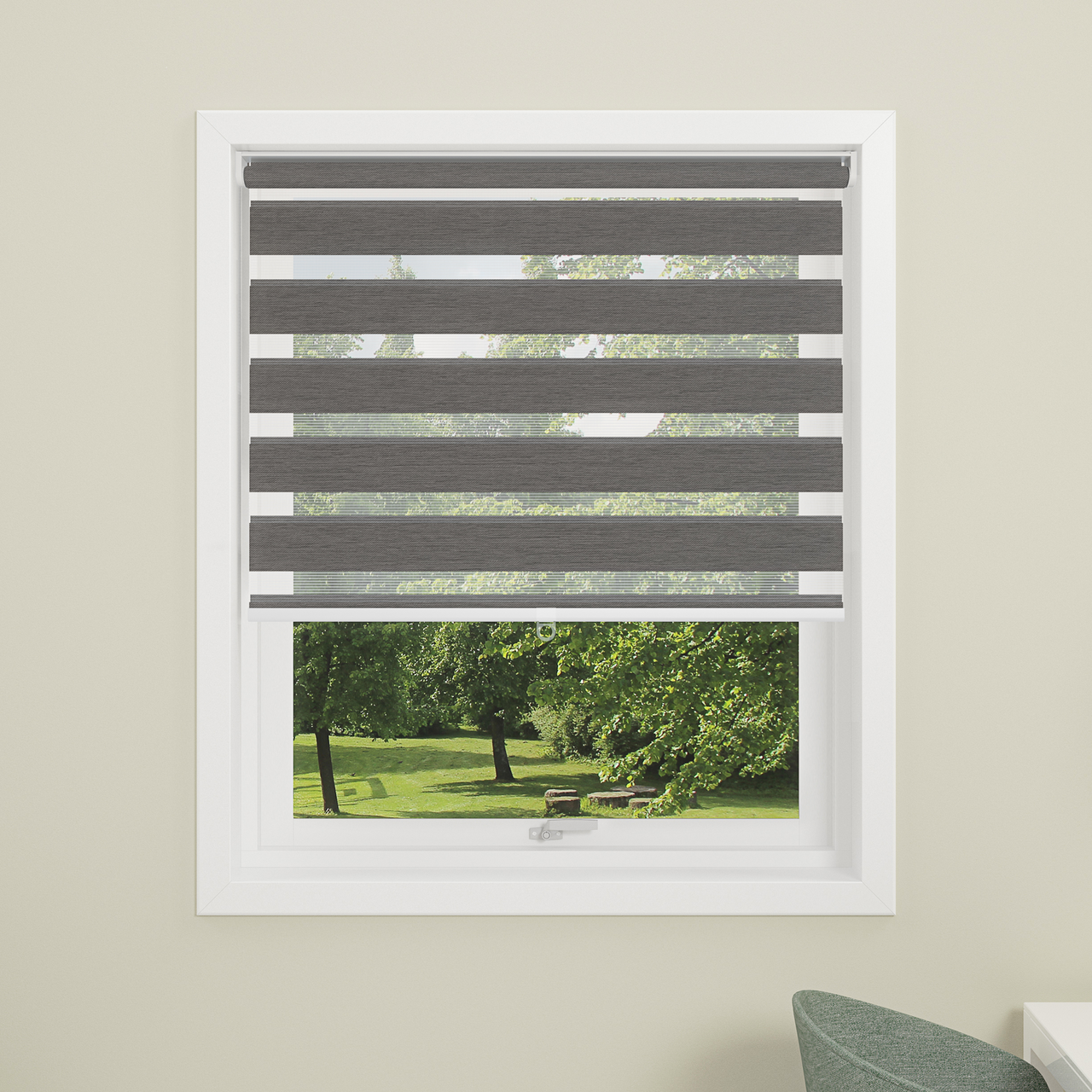 DEBEL RULLEGARDIN T-DUO 90X210 ANTRASITT | Megaflis.no