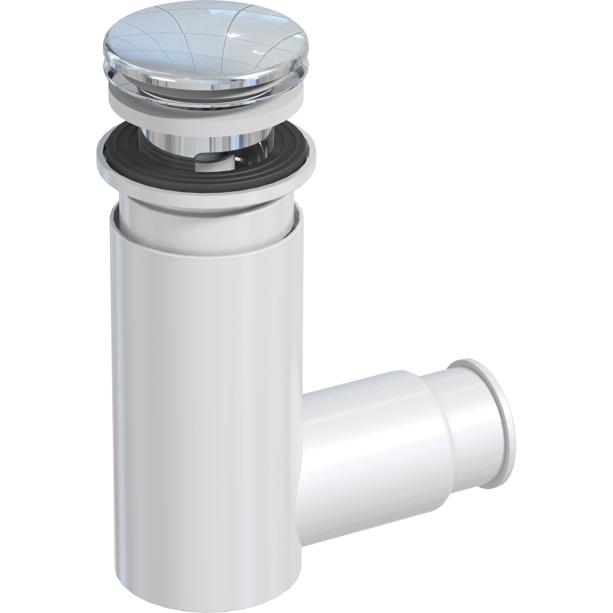 PREVEX EASYCLEAN VANNLÅS M/POP-UP VENTIL KROM Ø32/40 MM | Megaflis.no