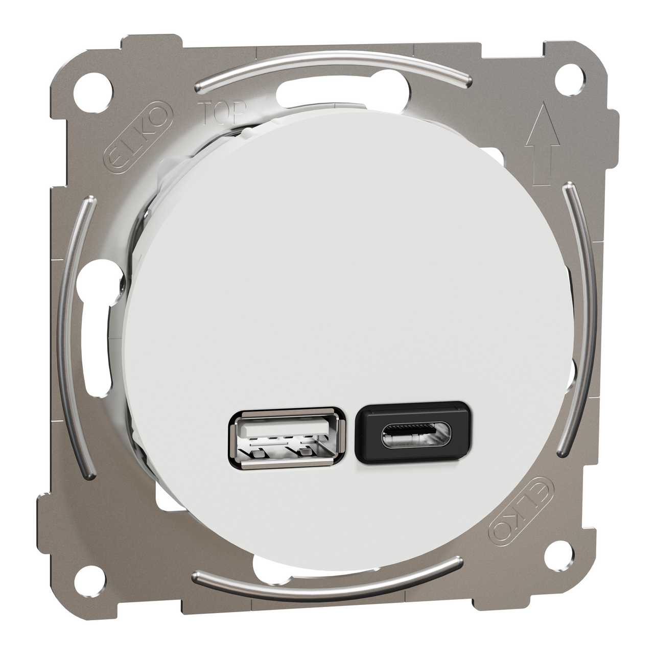 ELKO ONE USB PD A+C LADER RENHVIT | Megaflis.no