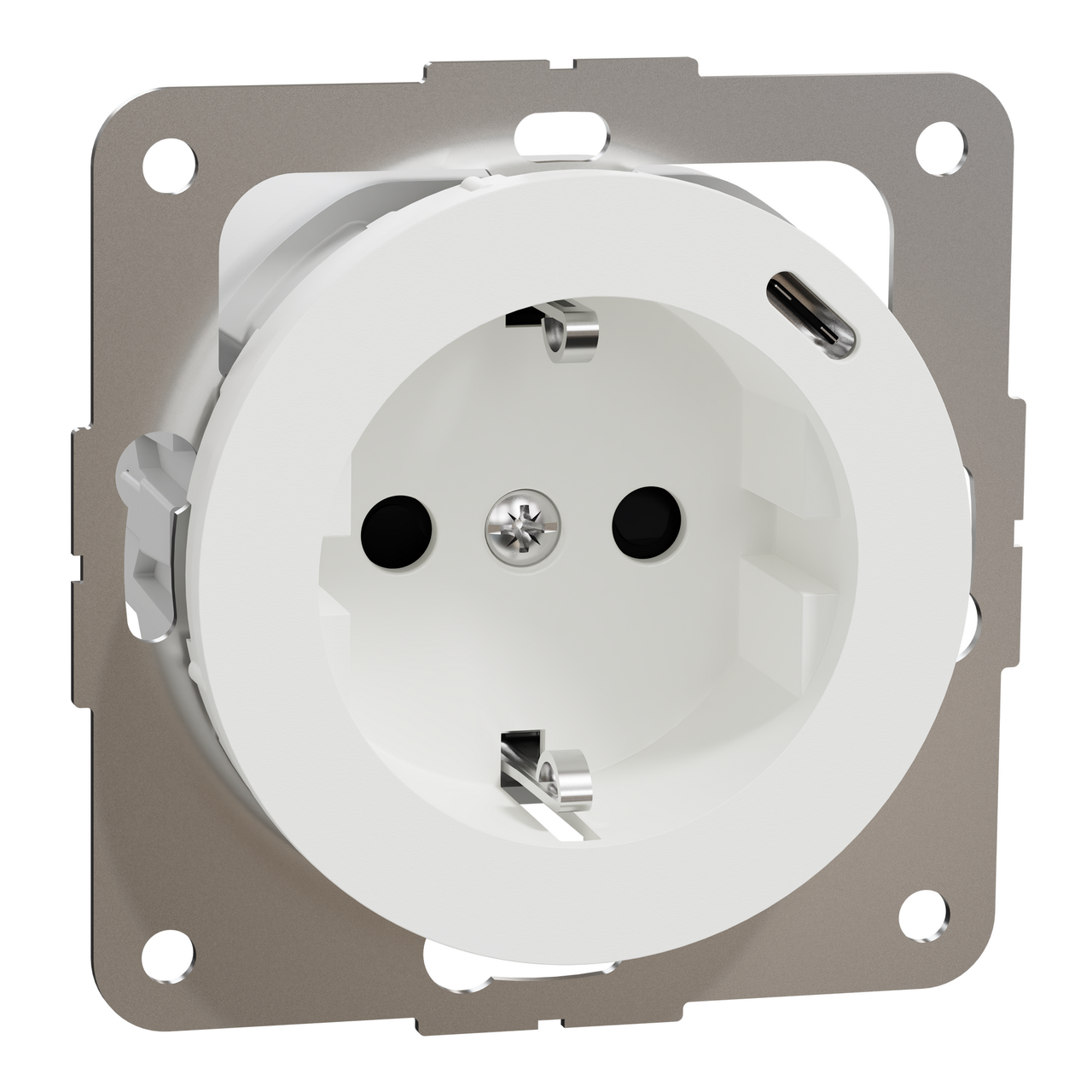 ELKO ONE ENKEL STIKK MED USB C PD LADER RENHVIT | Megaflis.no