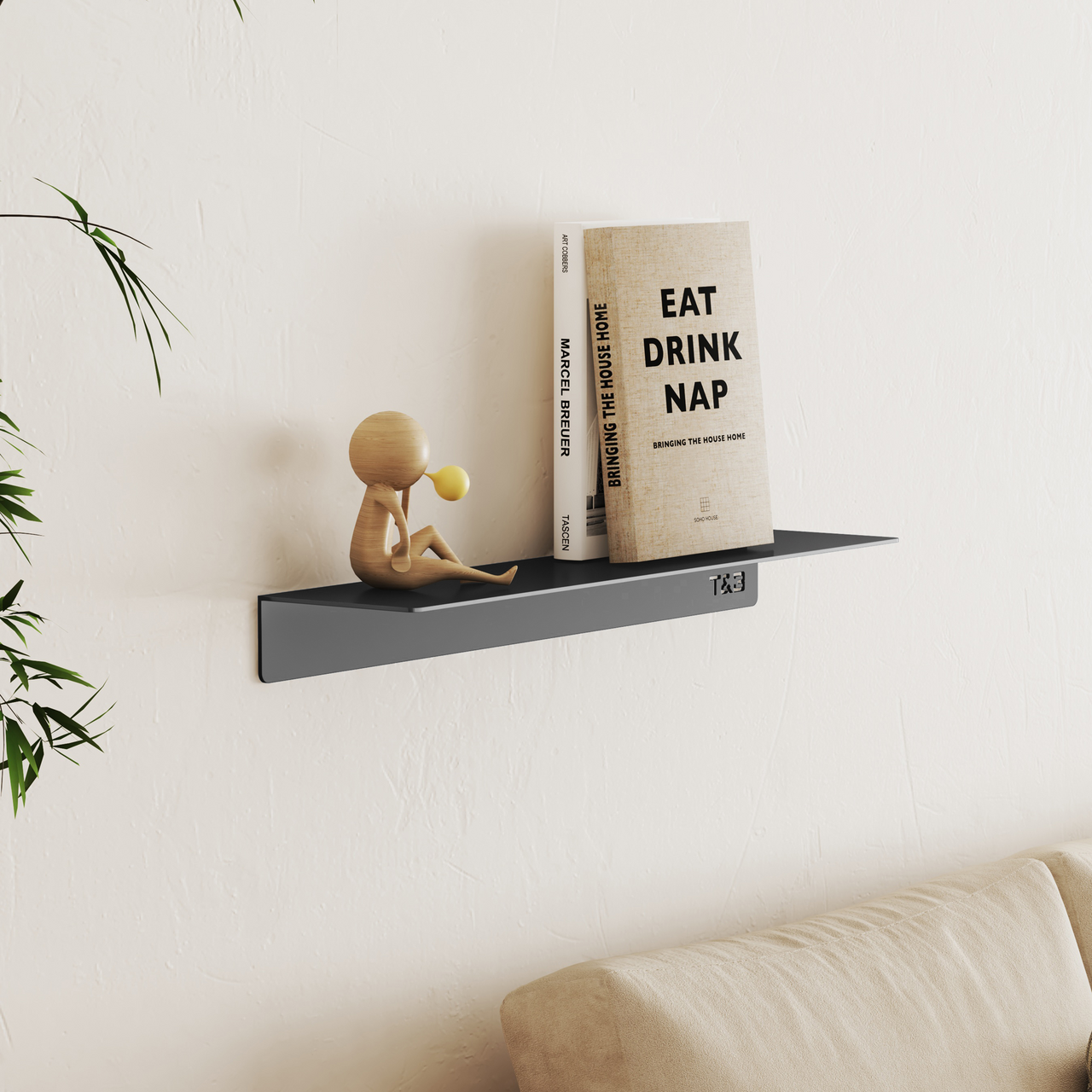 T&B HYLLE LARGE T1 MATT SORT | Megaflis.no