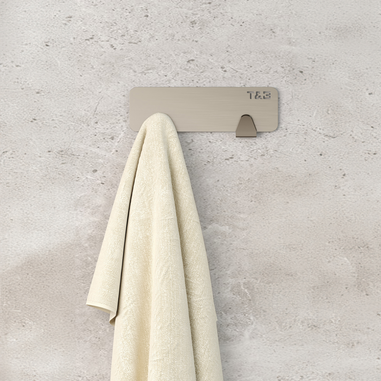 T&B KNAGG MED 2 KROKER BEIGE | Megaflis.no