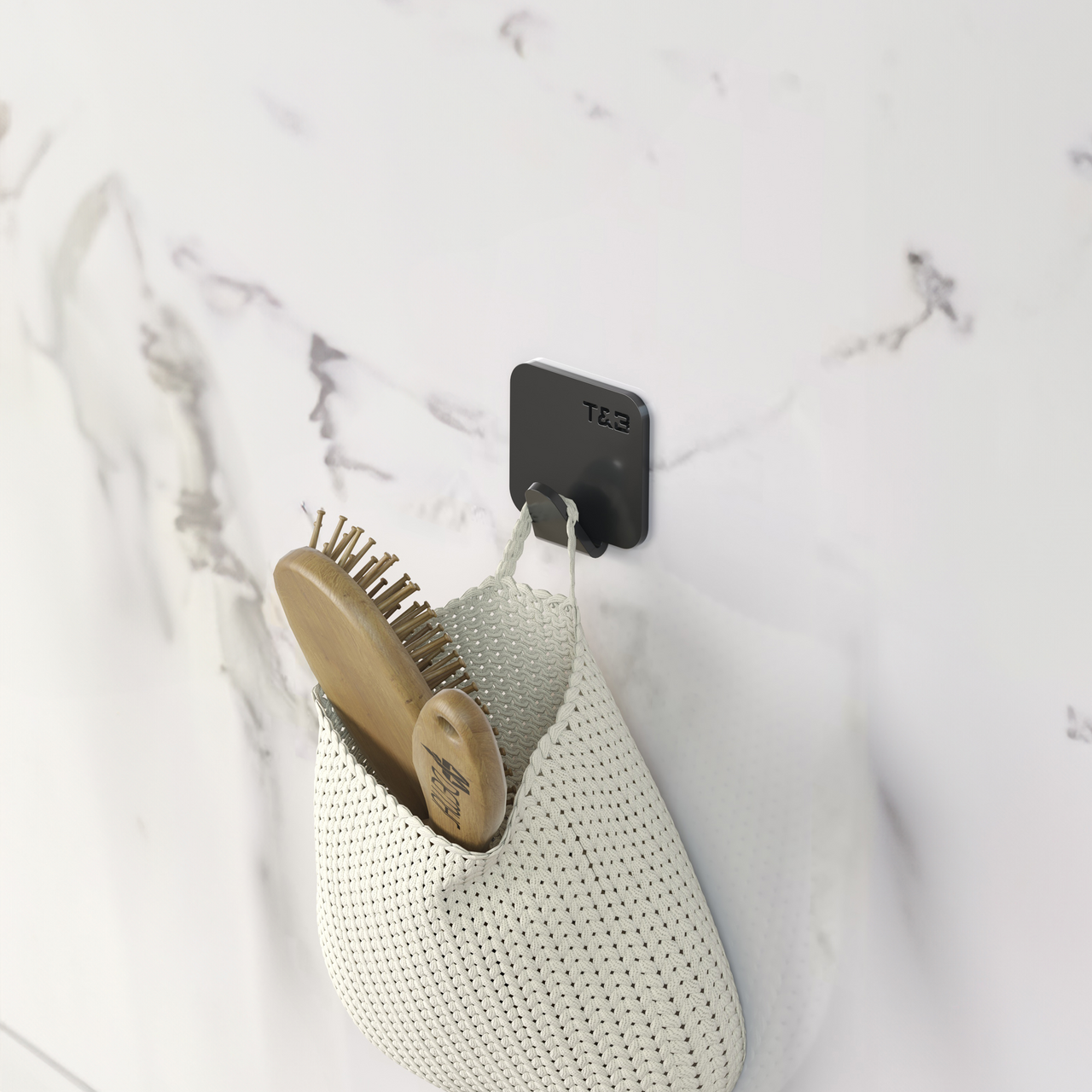 T&B ENKEL KNAGG MATT SORT | Megaflis.no