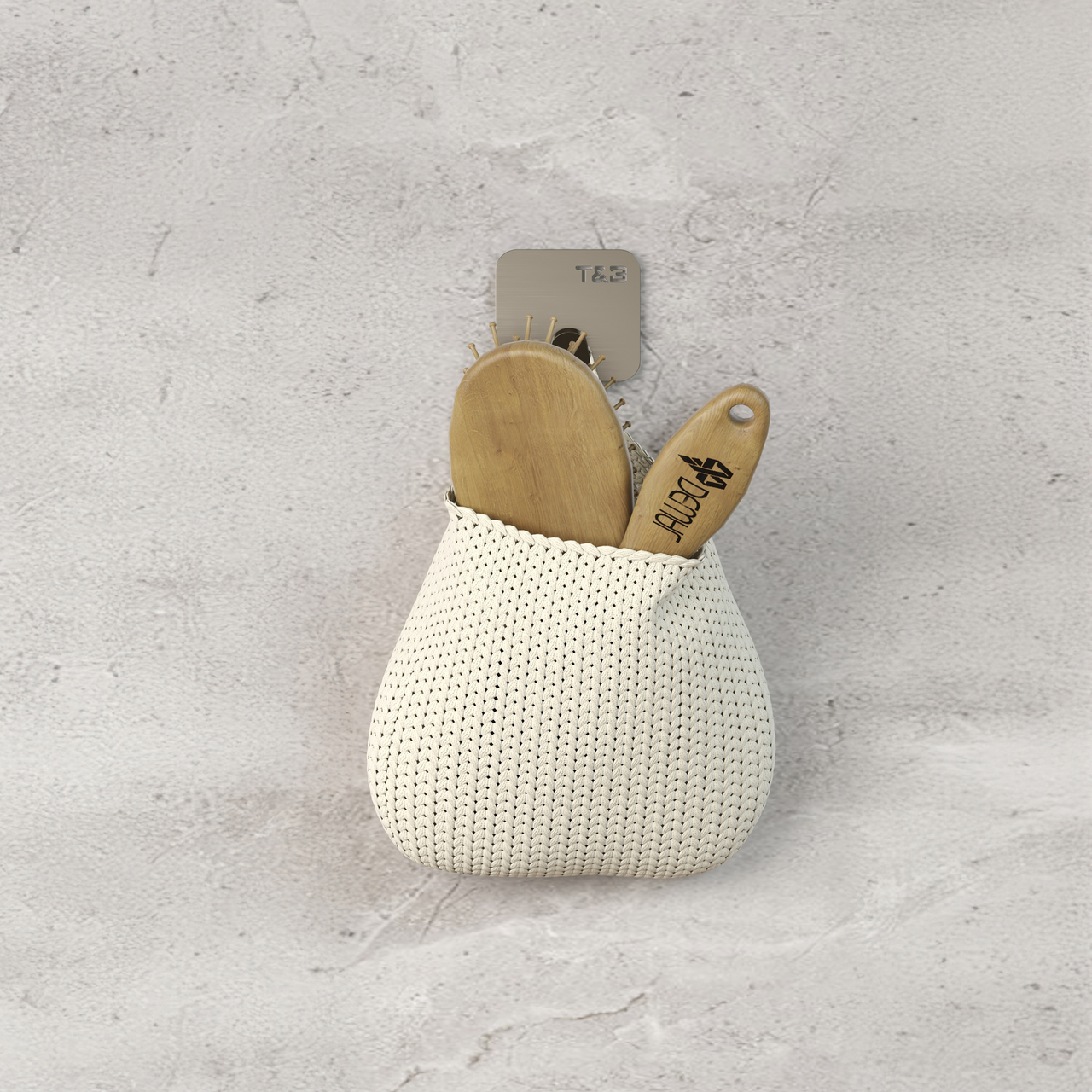 T&B ENKEL KNAGG BEIGE | Megaflis.no