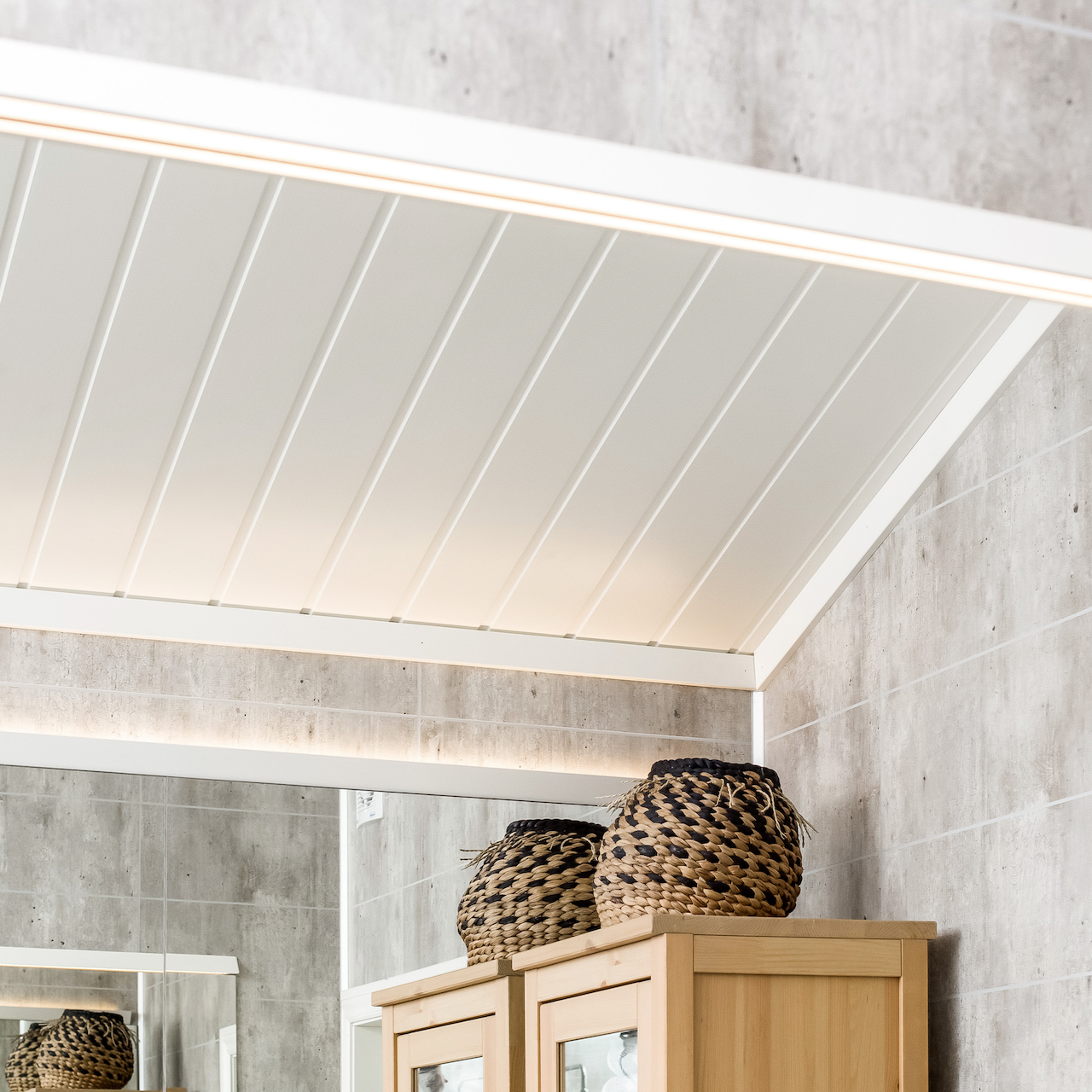 SMARTPANEL TAK MDF 363X14 CM SKYGGE BOMULL | Megaflis.no