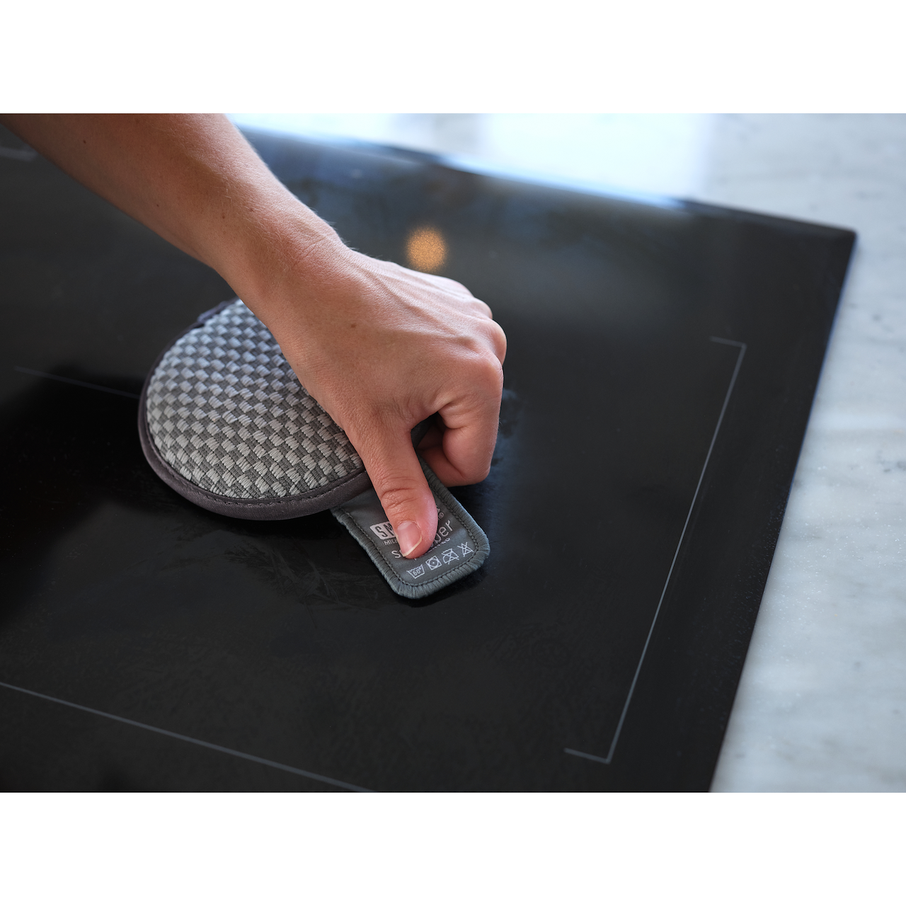 SMART MICROFIBER SCRUBBER SPONGE GRÅ | Megaflis.no