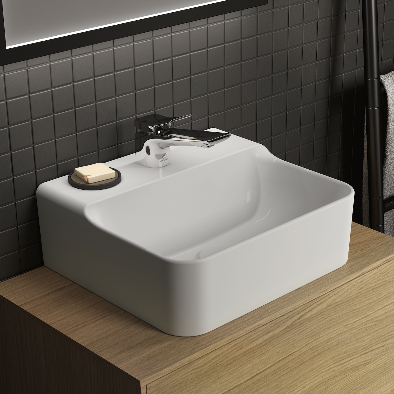 IDEAL STANDARD CONCA SERVANT 40X35 U/OVERLØP HVIT | Megaflis.no